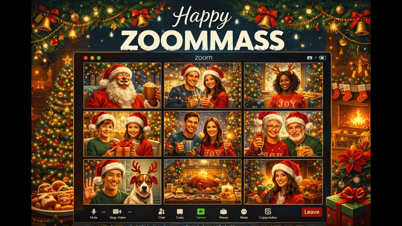 Happy ZOOM-Mass. Celebrate the holidays and share Zoom Ways to Party ...