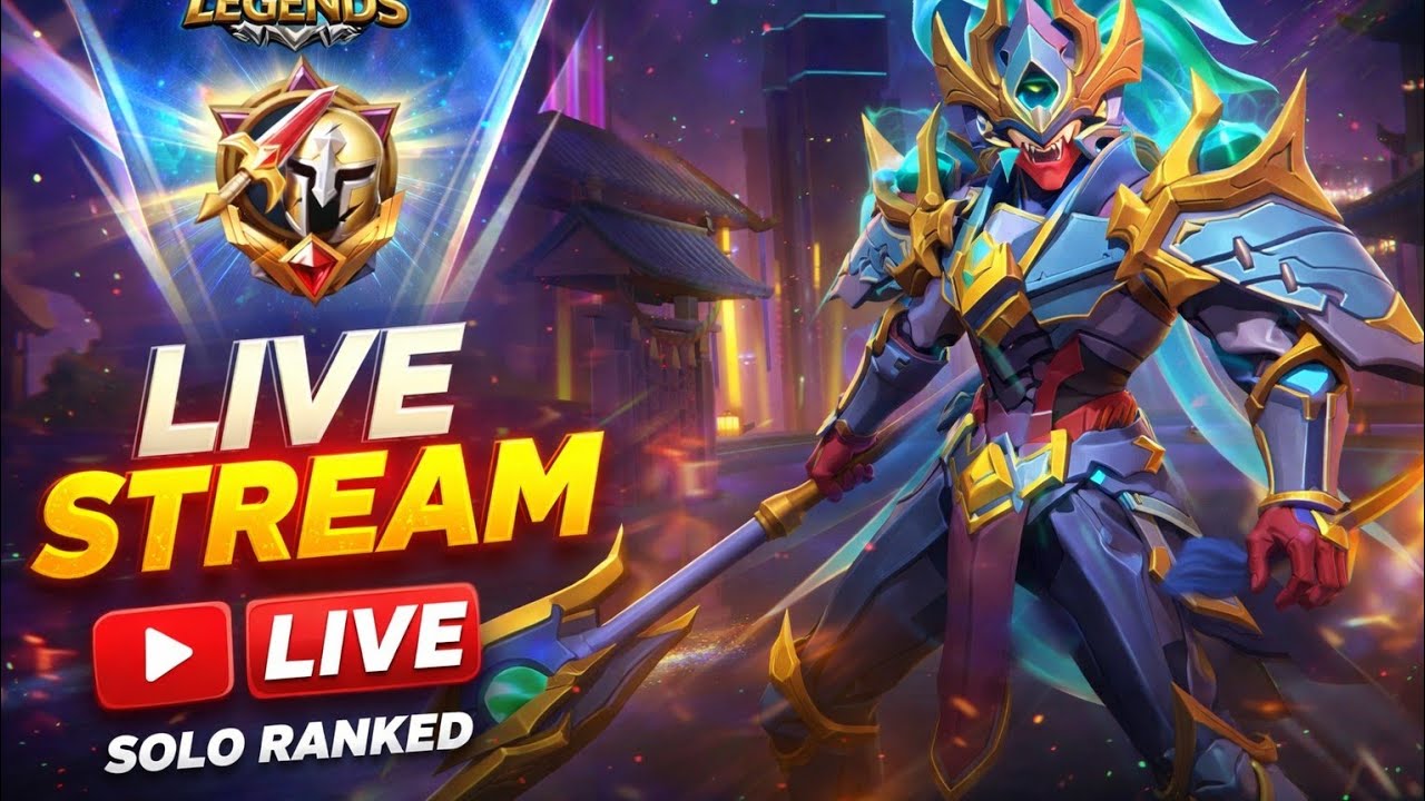 Mobile Legends LIVE 🔴 Solo Rank Grind | Alpha Onimusha Commander ...