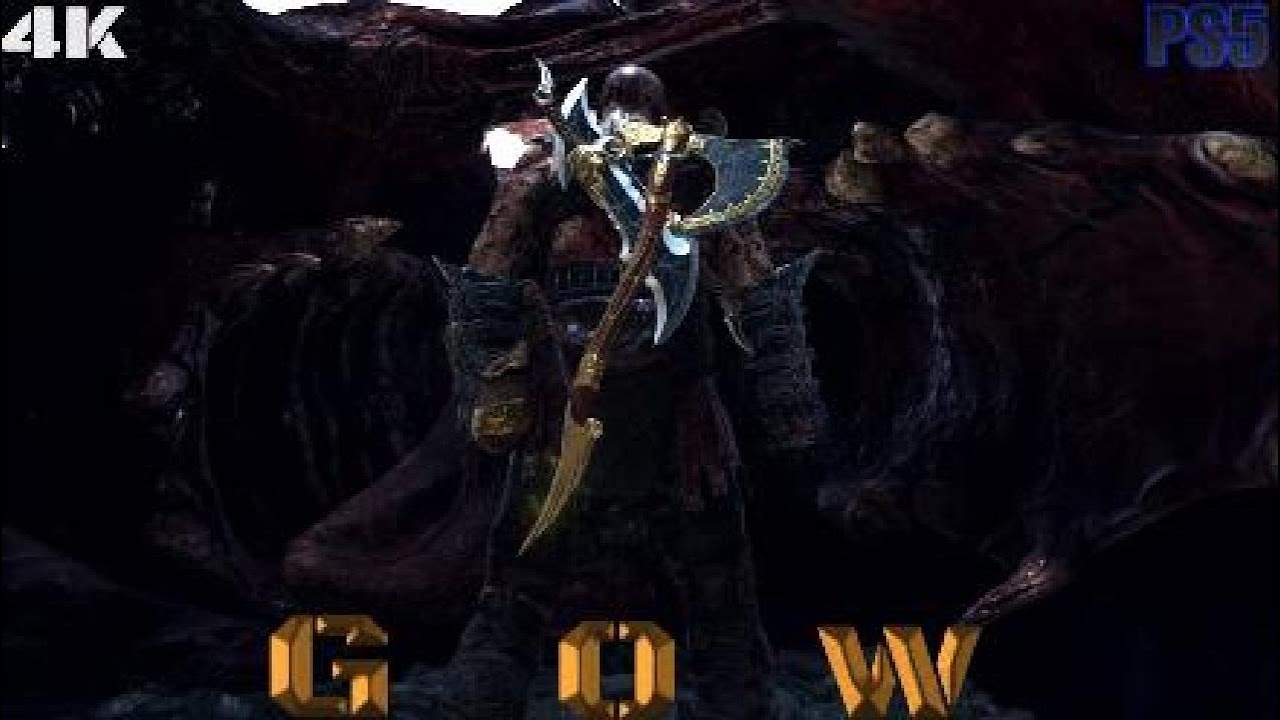 GOW--Dragon Boss Fight / PS5 /8k Sony Z9K tv - YouTube