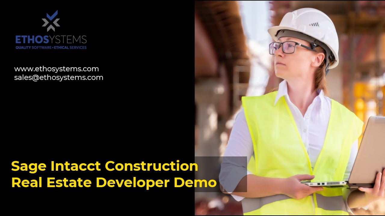 Sage Intacct Real Estate Developers Demo 2025 - YouTube