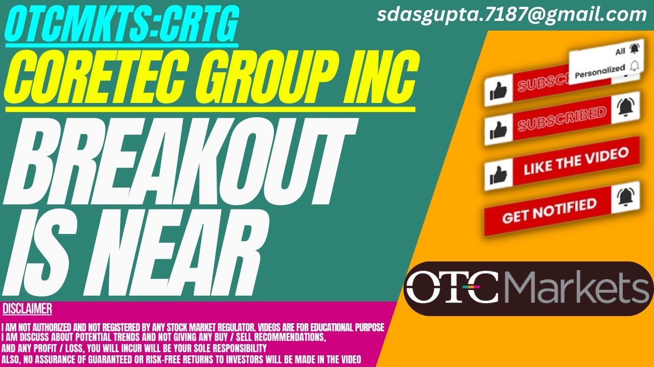 BREAKOUT IS NEAR : CRTG STOCK ANALYSIS | CORETEC GROUP STOCK - YouTube