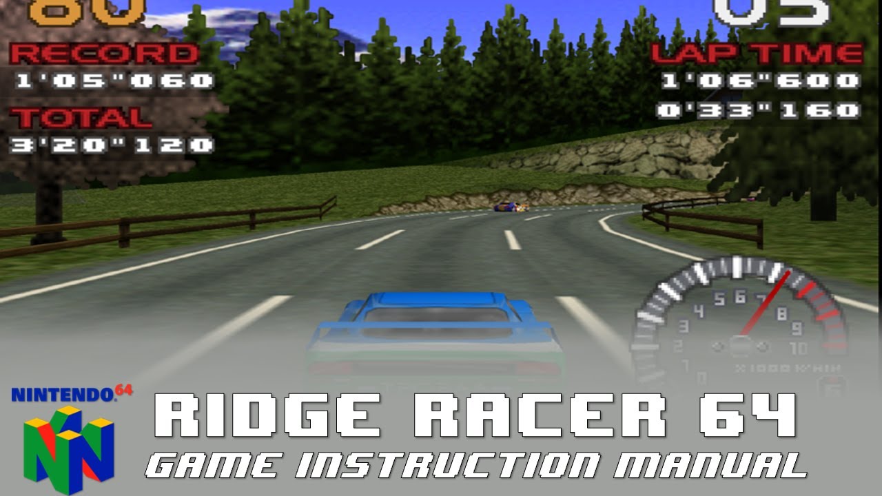 [N64 Manual] Ridge Racer 64 (USA)* - Nintendo 64 Game Instructions ...