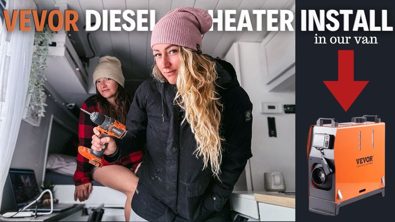 We installed a VEVOR diesel heater in our Van - YouTube