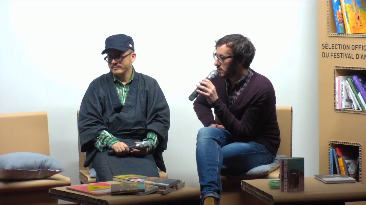 Sansuke Yamada sur le plateau de la webTV du Festival - YouTube