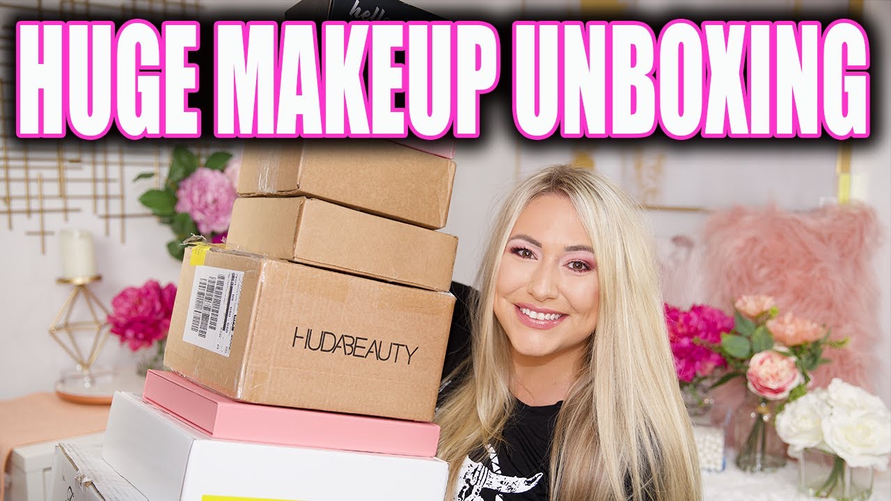 Huge Makeup Unboxing! - YouTube