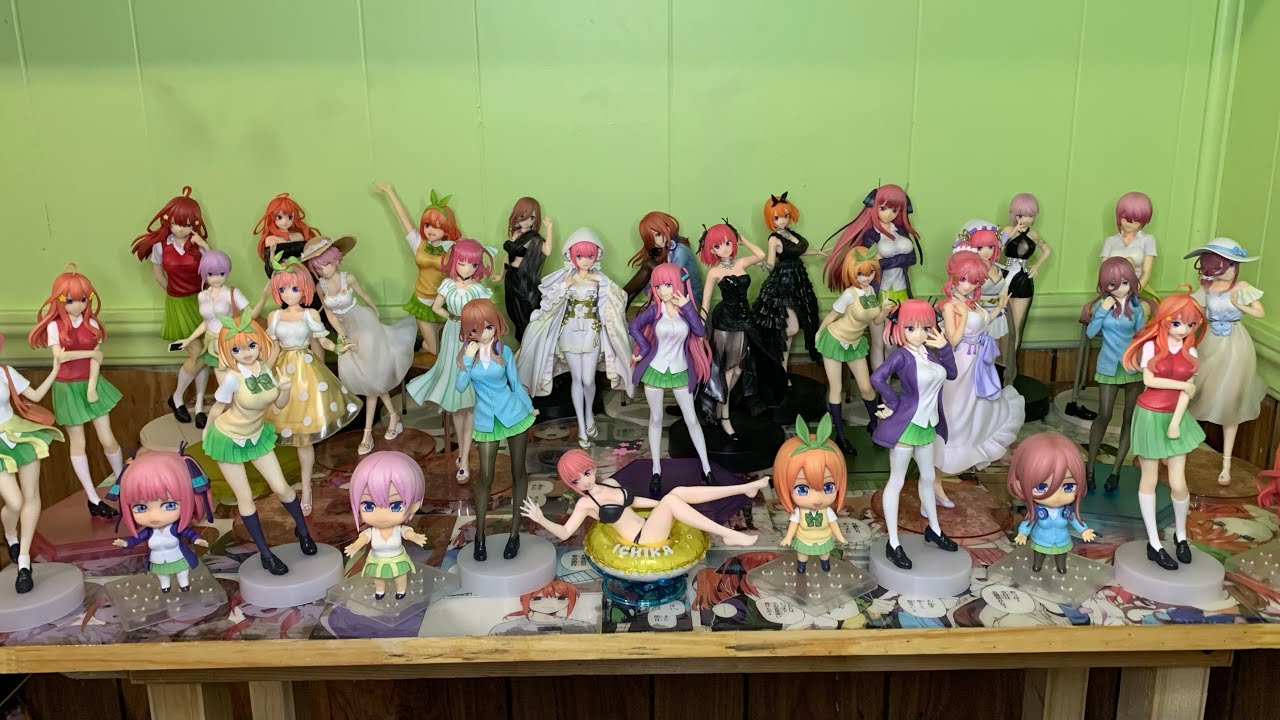 My Quintessential Quintuplets figure collection - YouTube