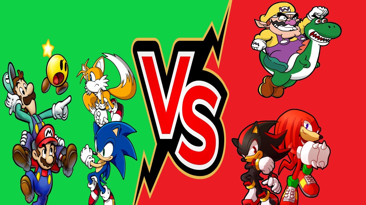 Yoshi Vs Tails Mario Vs Sonic Cartoon Fight Club