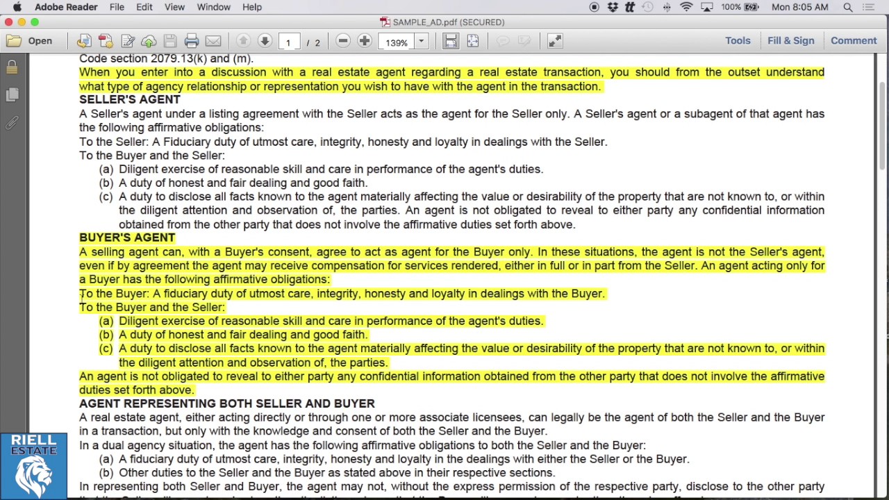 CAR Form AD Explanation - YouTube