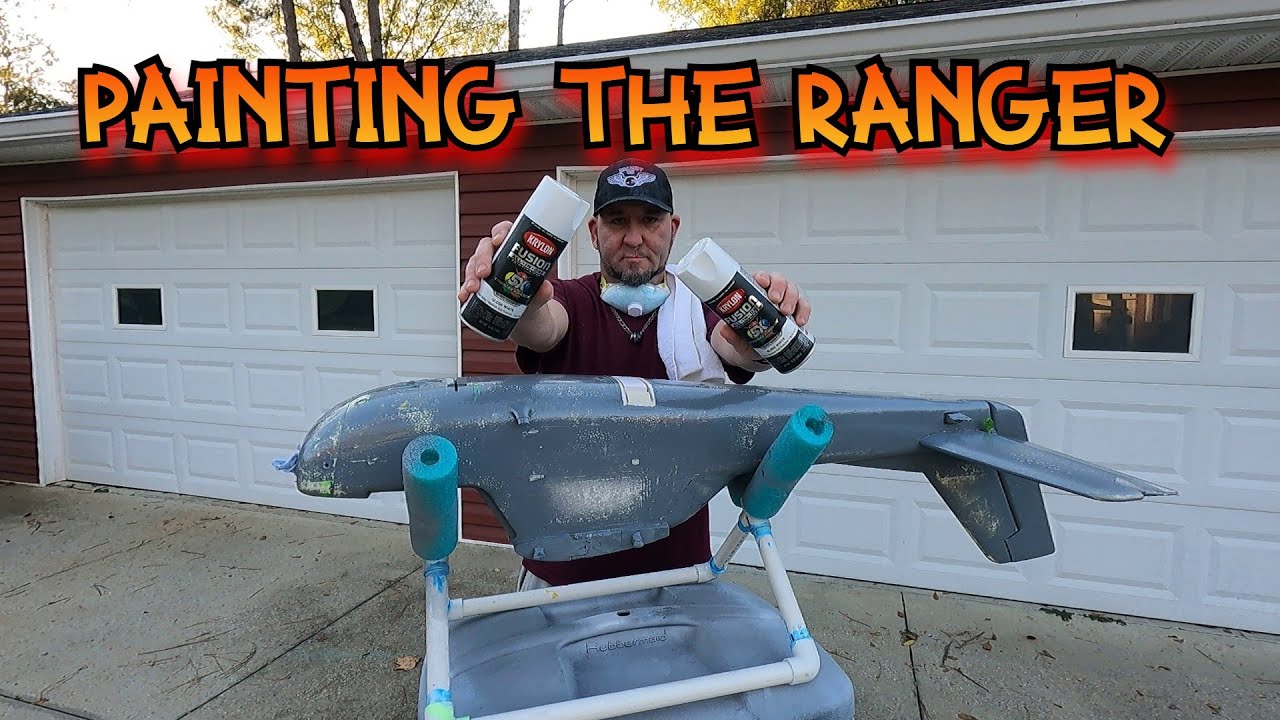 FMS RANGER PAINTING (getting the white done) - YouTube