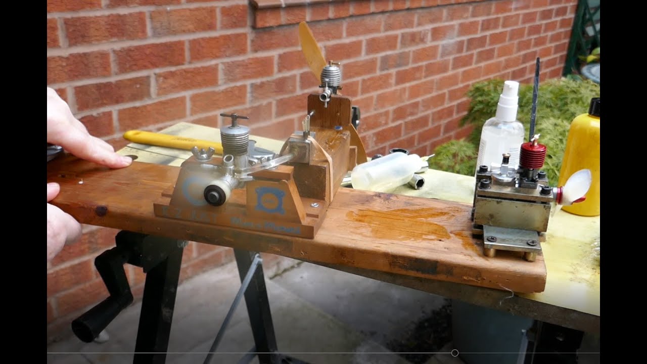 Mills 75 Diesel Model Aircraft Engine - Second Run in 50 Years - YouTube