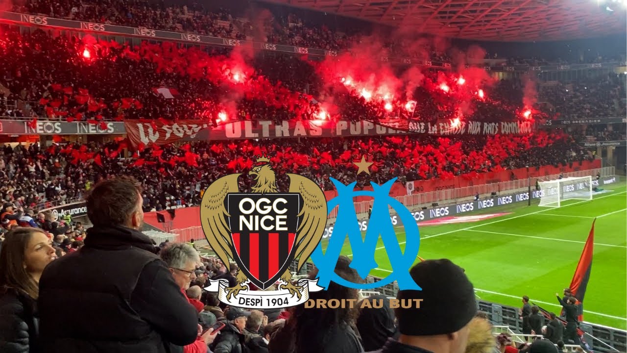 AMBIANCE NICE - MARSEILLE (OGCN-OM) (2-0) - L'OGC NICE REVIENT A UN DU ...