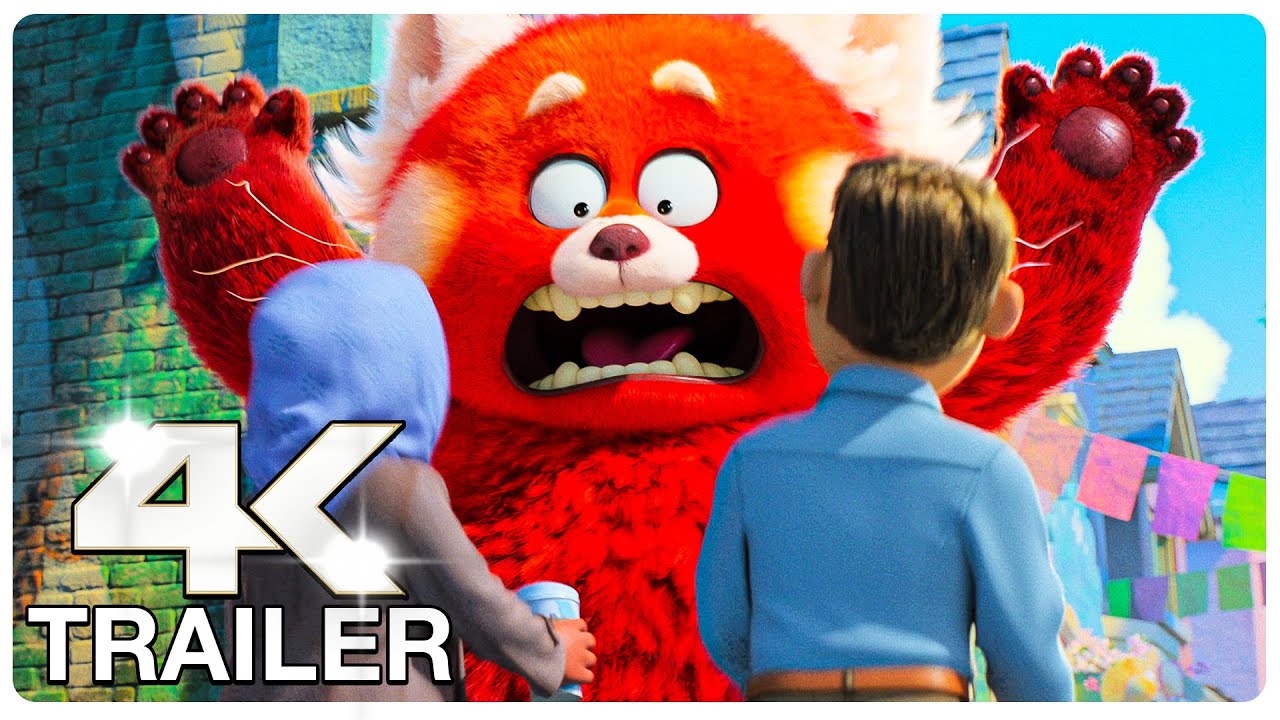 TURNING RED : 4 Minute Trailers (4K ULTRA HD) NEW 2022 - YouTube