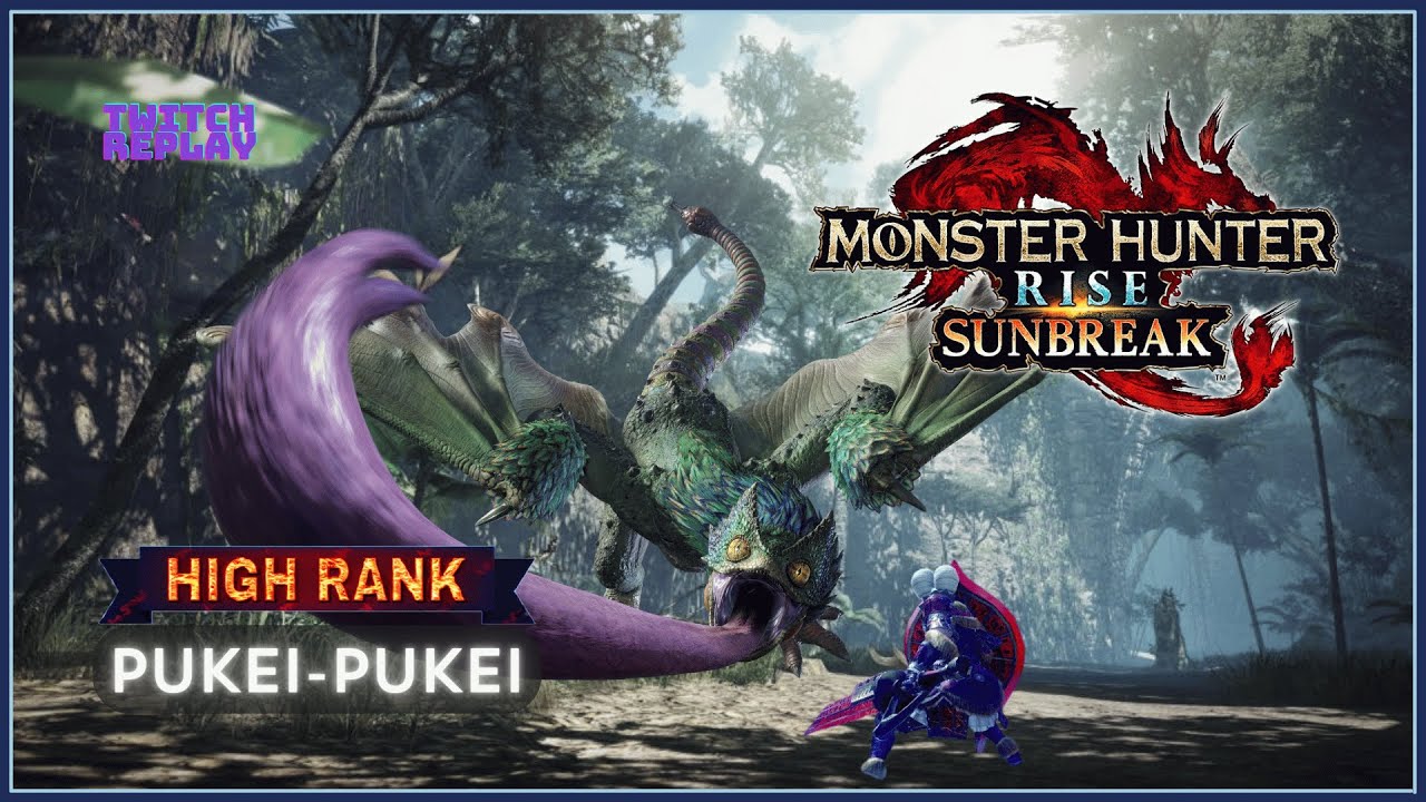 Monster Hunter Rise Sunbreak - High Rank Pukei-Pukei - HR 5 Hunting ...