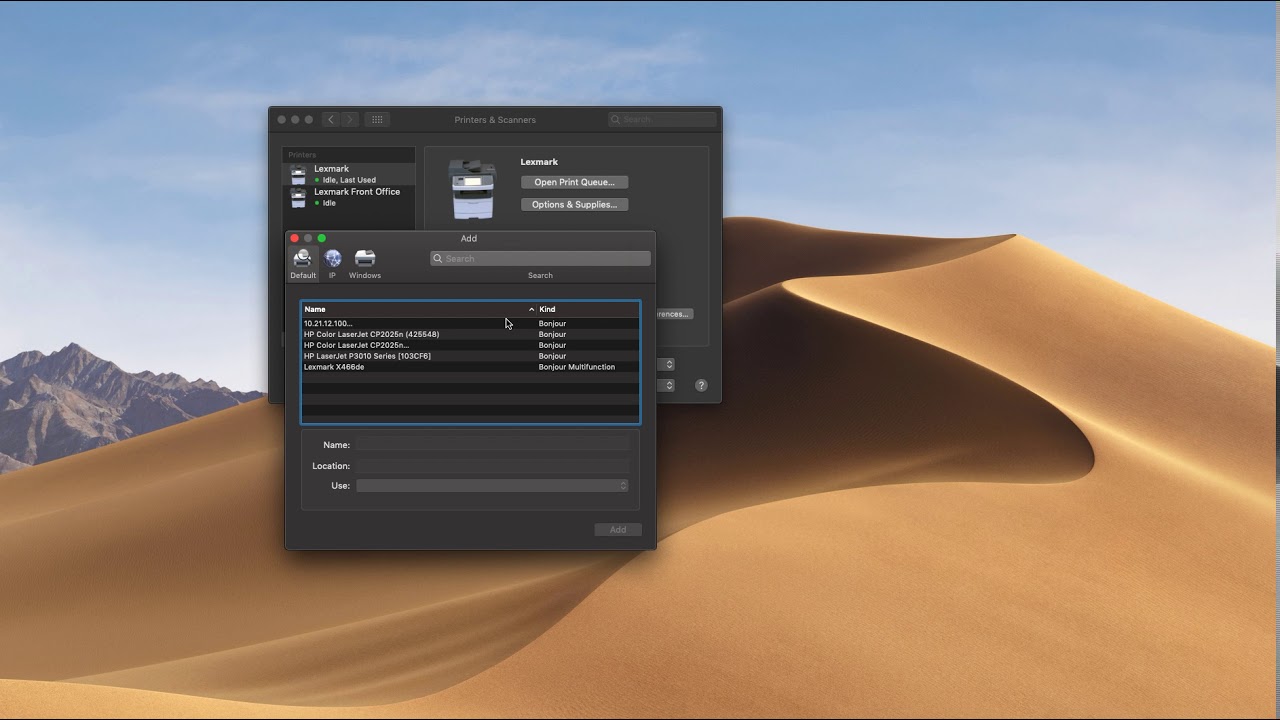 How to Install a Printer Mac OS - YouTube