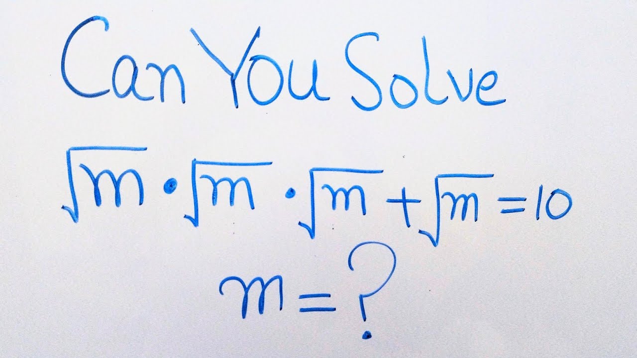 Math Olympiad Questions Full Working Maths Matholympiad Youtube 9432