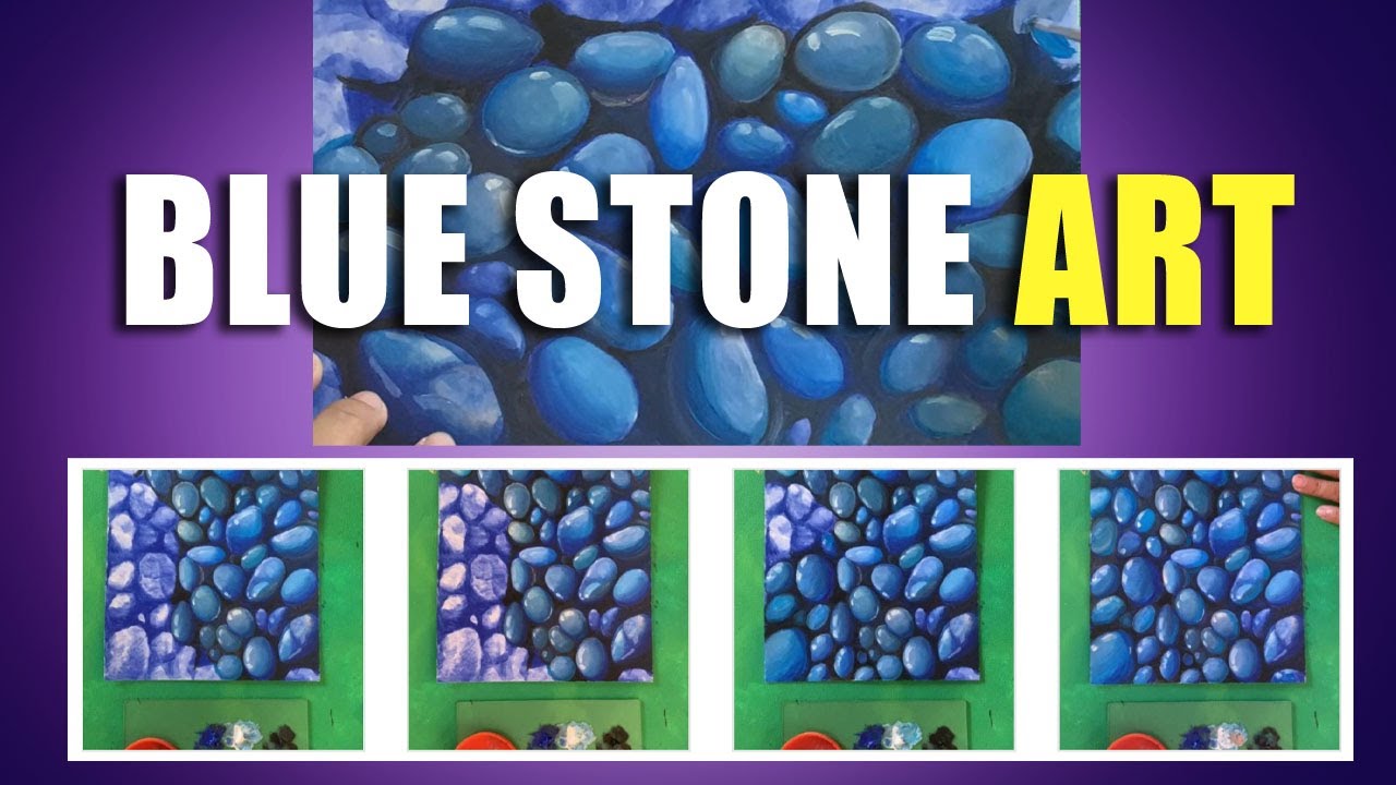 Acrylic Painting - How to Paint Rocks l ACL Project - YouTube