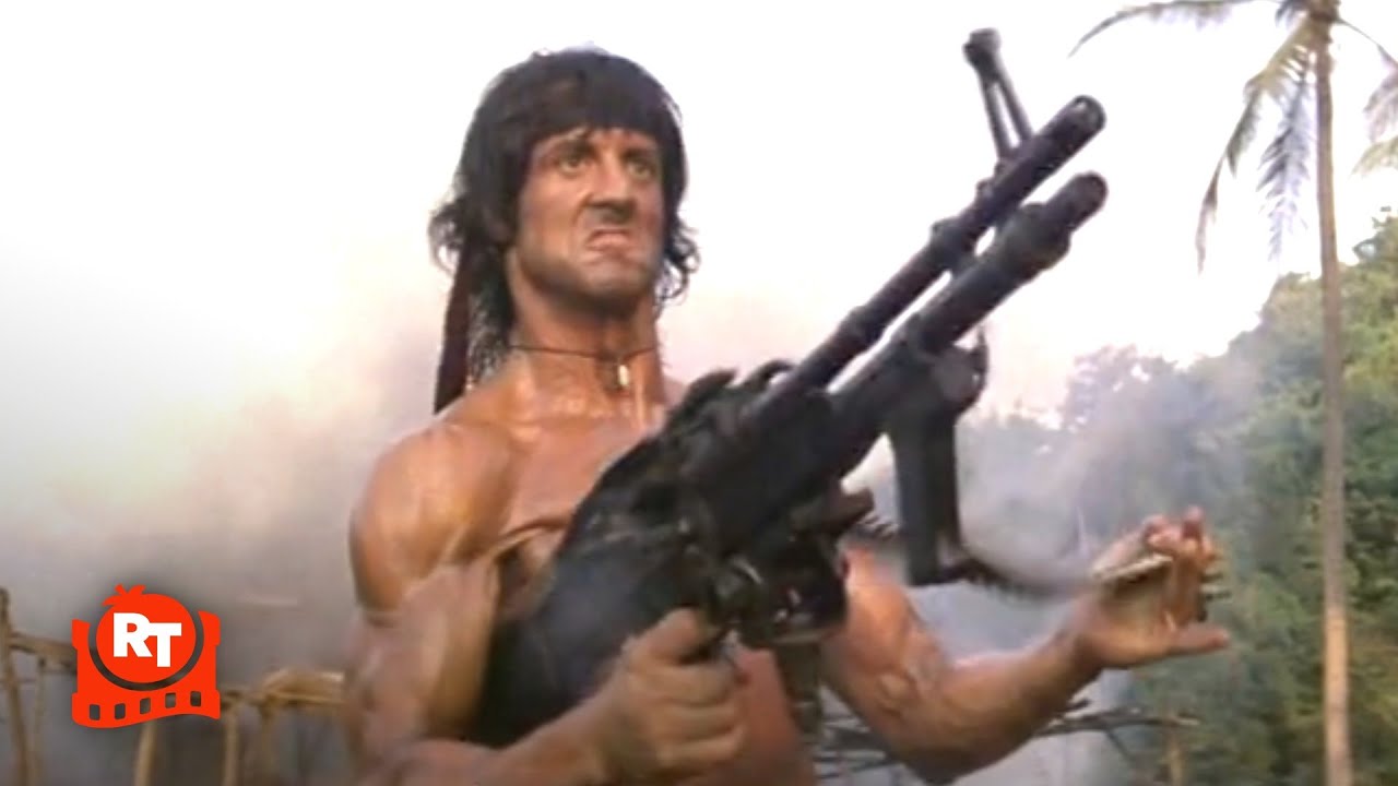 Rambo: First Blood Part II (1985) - Rambo Saves the POWs Scene ...