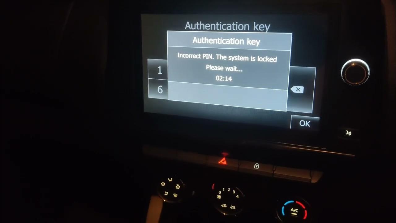Renault triber Authentication key அப்படினா - YouTube