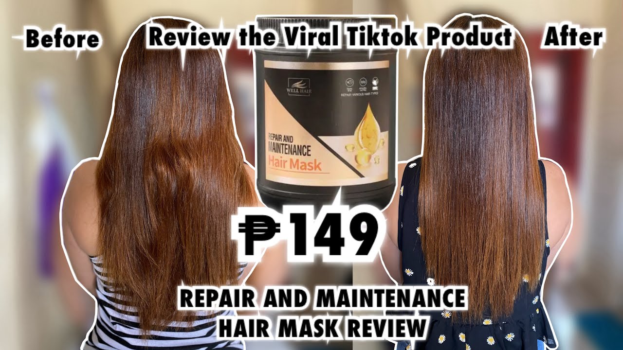 PAMPALAMBOT NG DRY HAIR NA BUHOK / PAmpaganda ng buhok / REPAIR AND ...