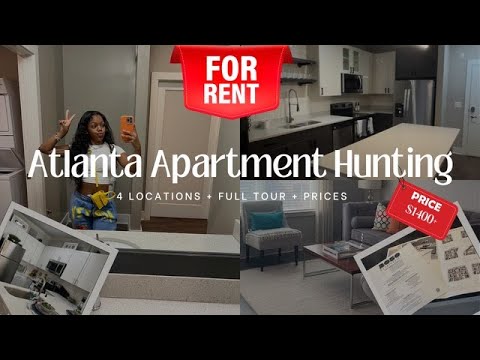 APARTMENT HUNTING IN ATLANTA | Pricing + Non-Negotiable + Under $1400 ...