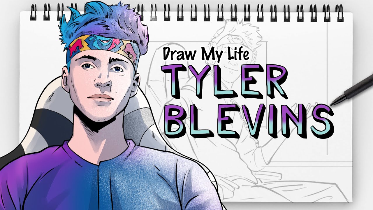 NINJA (TYLER BLEVINS) - DRAW MY LIFE INDONESIA - YouTube