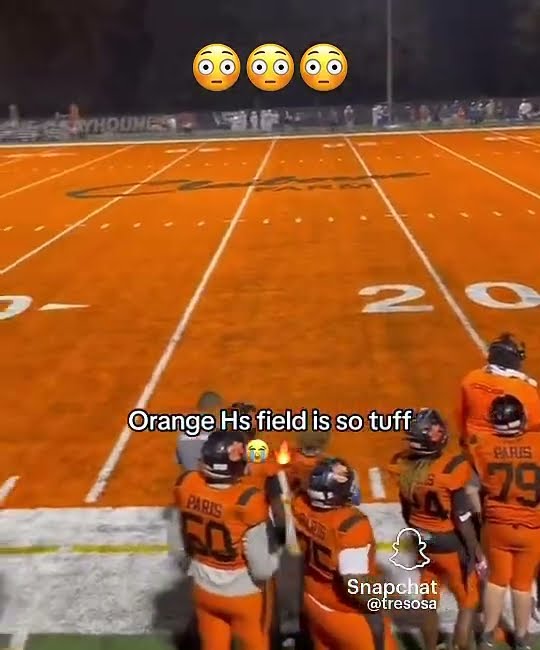 Orange turf is tough - YouTube
