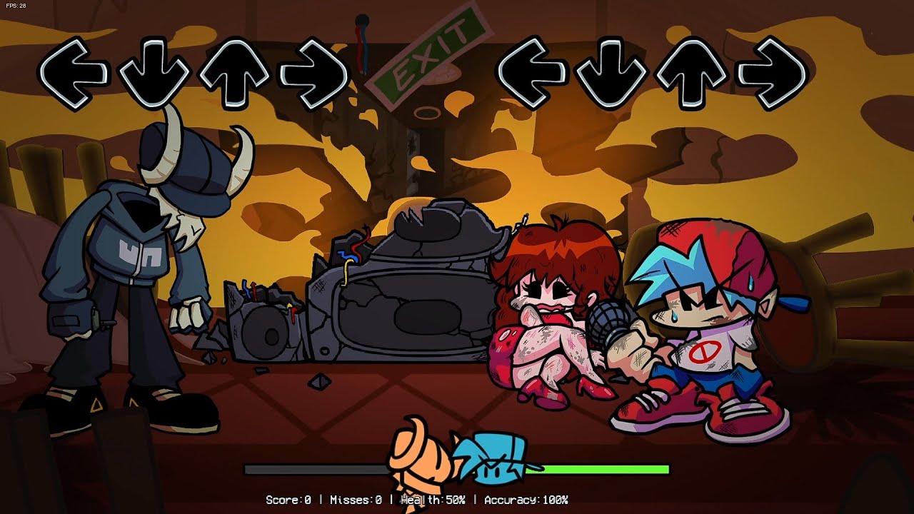 Ex Boyfriend Vs BF on The Fire With Voice Dialogue | FNF MOD Sneak Peak ...