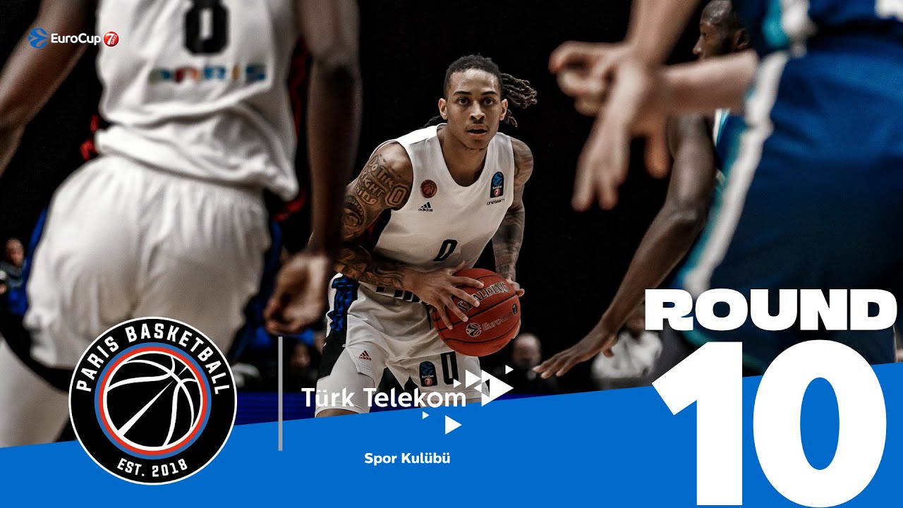 Paris routs Turk Telekom! | Round 10 Highlights |2022-23 7DAYS EuroCup ...