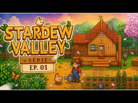 🌱 UMA NOVATA NO STARDEW VALLEY! | Começando do Zero #01