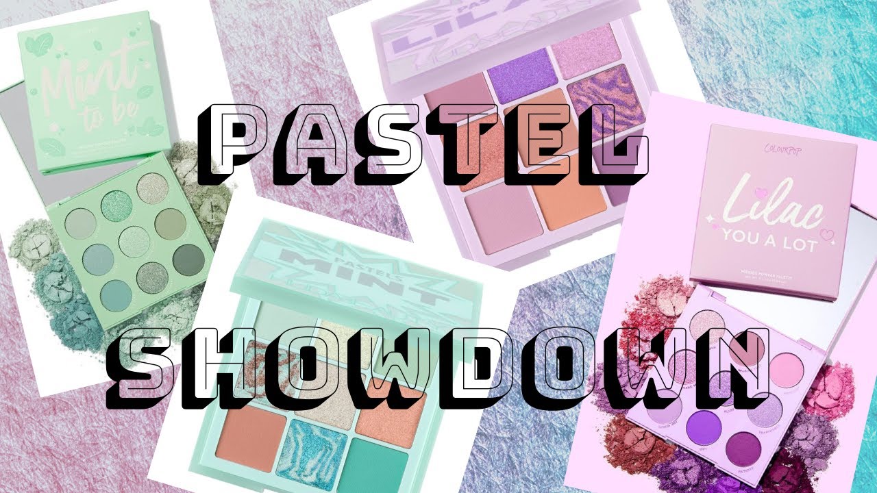 PASTEL SHOWDOWN | Huda Pastel Obsessions Palettes v Colourpop Pastel ...