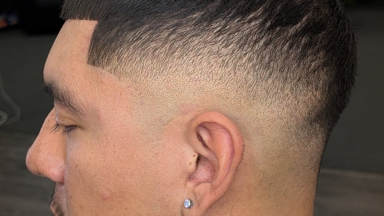 Drop fade with no guards - YouTube