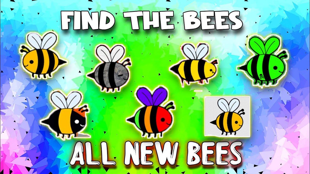 Find The Bees - All New Bees [Roblox] - YouTube