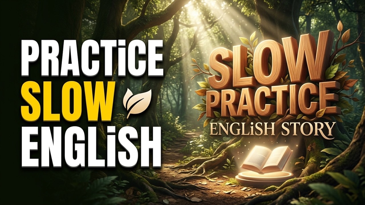 Slow English Practice | English shadowing story #english #slowenglish # ...