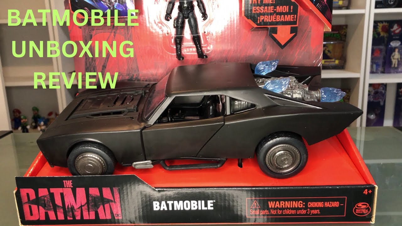 The Batman Spin Master Batmobile Unboxing and Review - YouTube