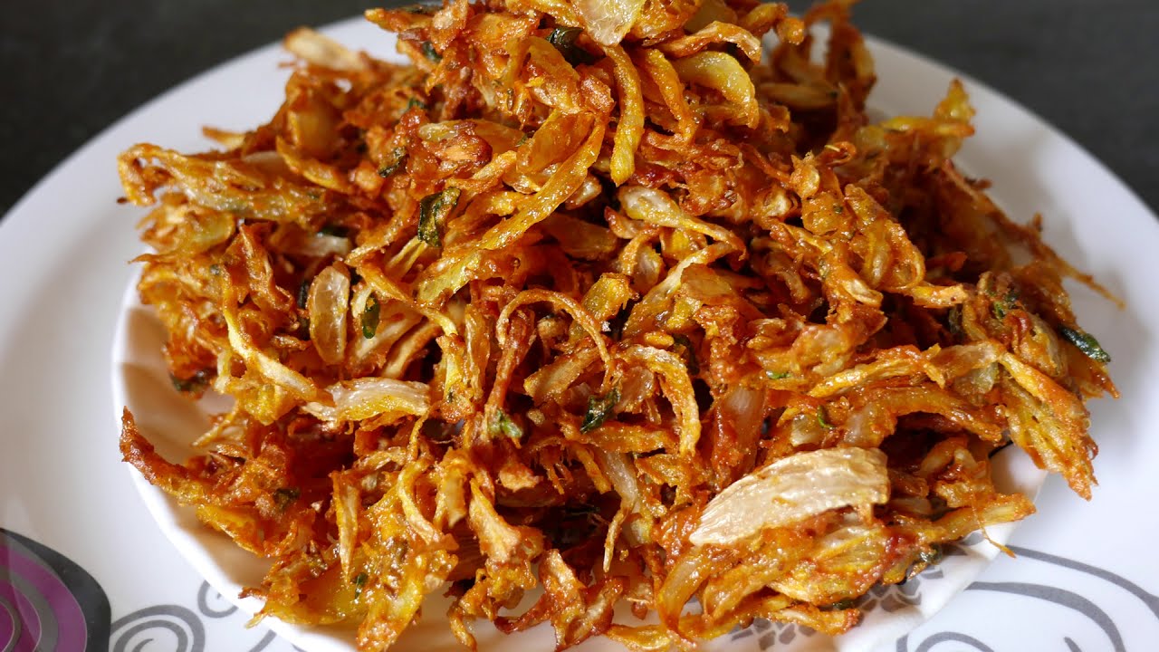 ఉల్లి పకోడి-vulli pakodi-కరకరలాడుతూ కమ్మటిరుచితోOnion Pakoda-Tasty ...