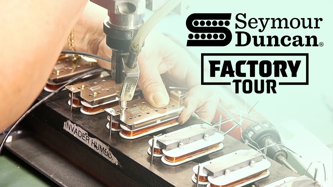 Making Guitar Pickups with Seymour Duncan | Factory Tour - YouTube