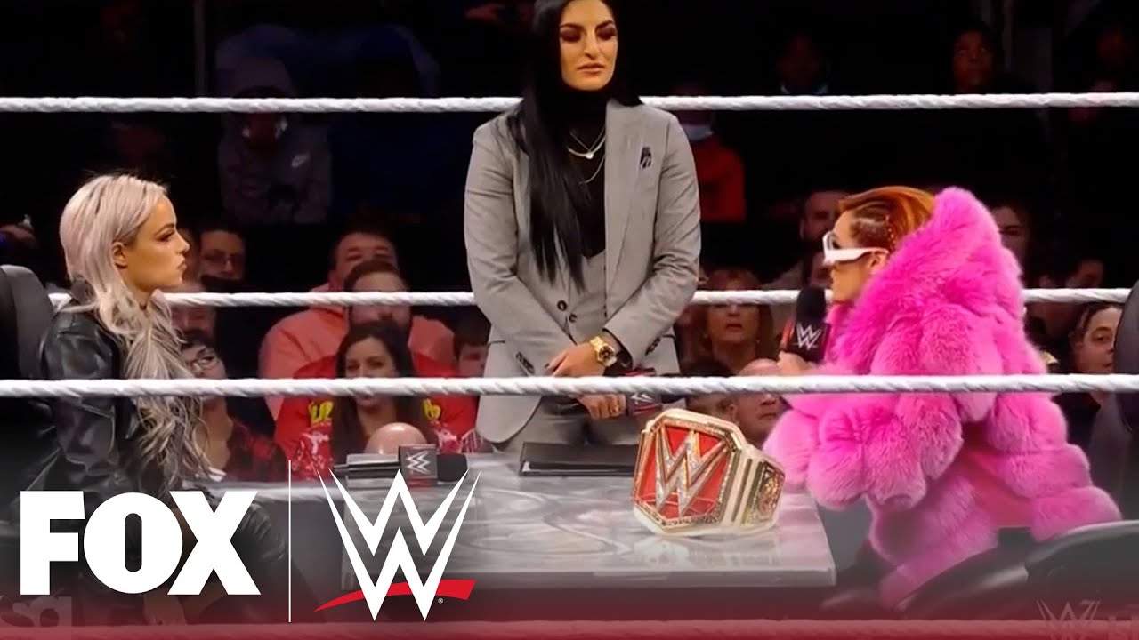 Becky Lynch and Liv Morgan make Raw Title Match official | MONDAY NIGHT ...