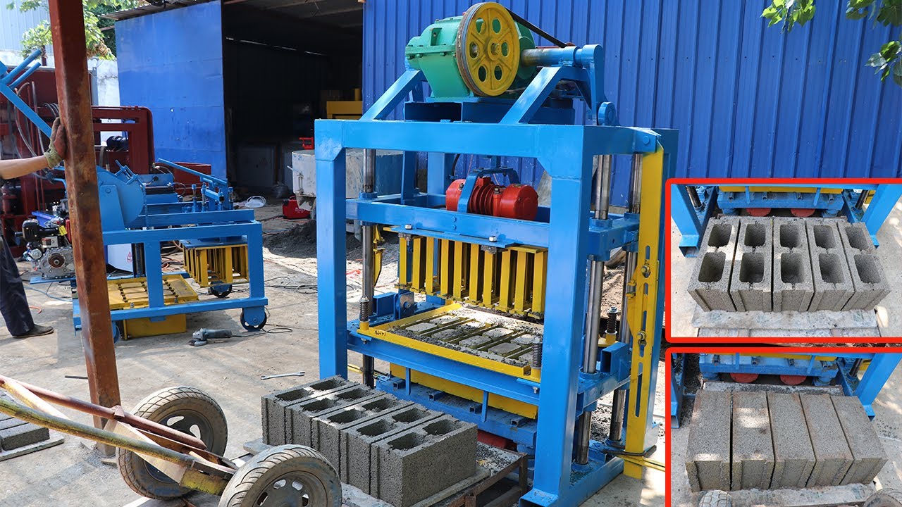 small manual concrete block making machine for cement hollow blocks and ...