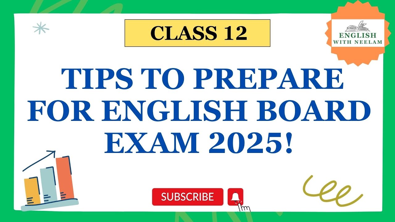 TIPS TO PREPARE FOR ENGLISH BOARD EXAM 2025 I GUIDELINES - YouTube