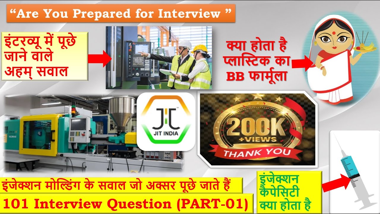 Injection Moulding Interview Question Series Part-01 (HINDI) I FAQ ...