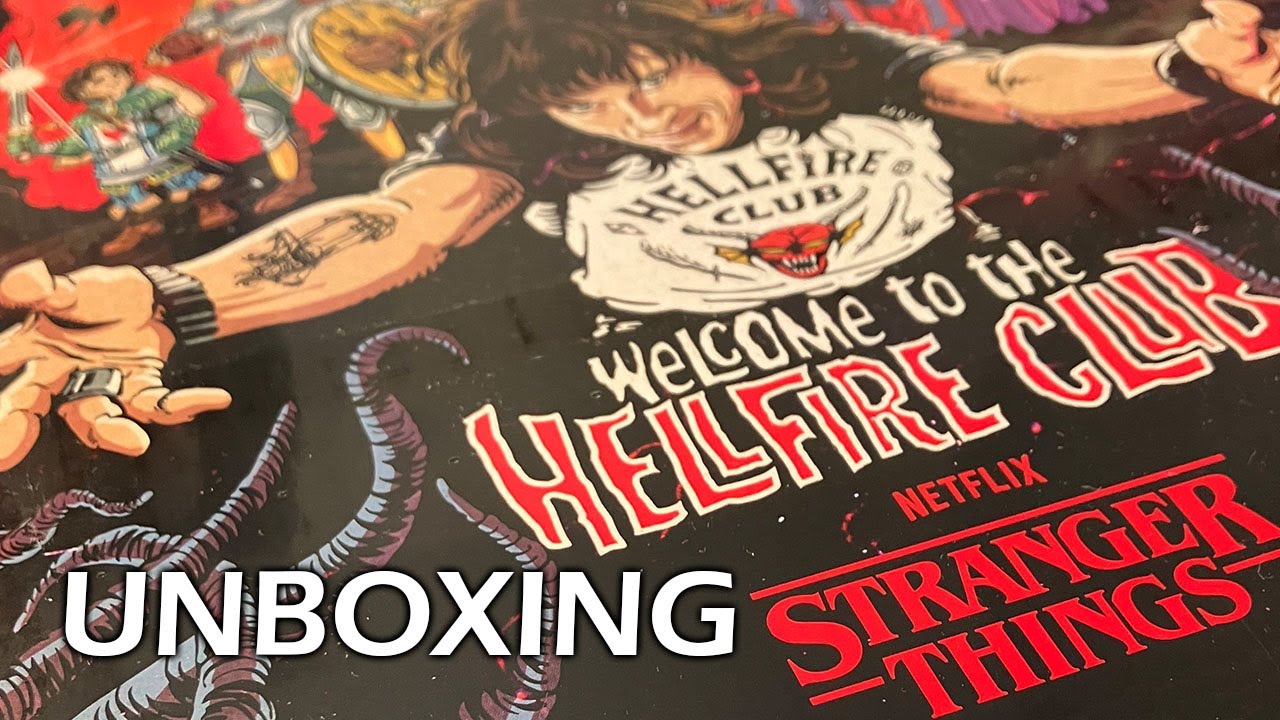 Unboxing DnD WELCOME TO THE HELLFIRE CLUB Netflix Stranger Things - YouTube