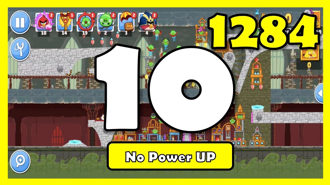 Angry Birds Friends Level 10 Tournament 1284 NO POWER UP walkthrough ...