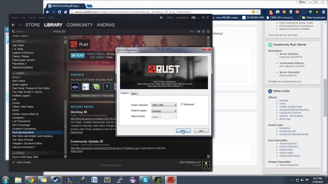 Rust Crashing 02 19 2015 - YouTube