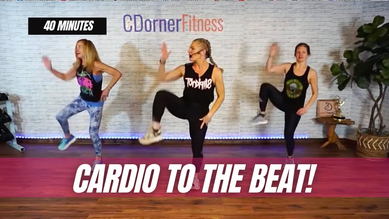 To the Beat 40 MIN Low Impact Cardio Workout | High Impact Options ...