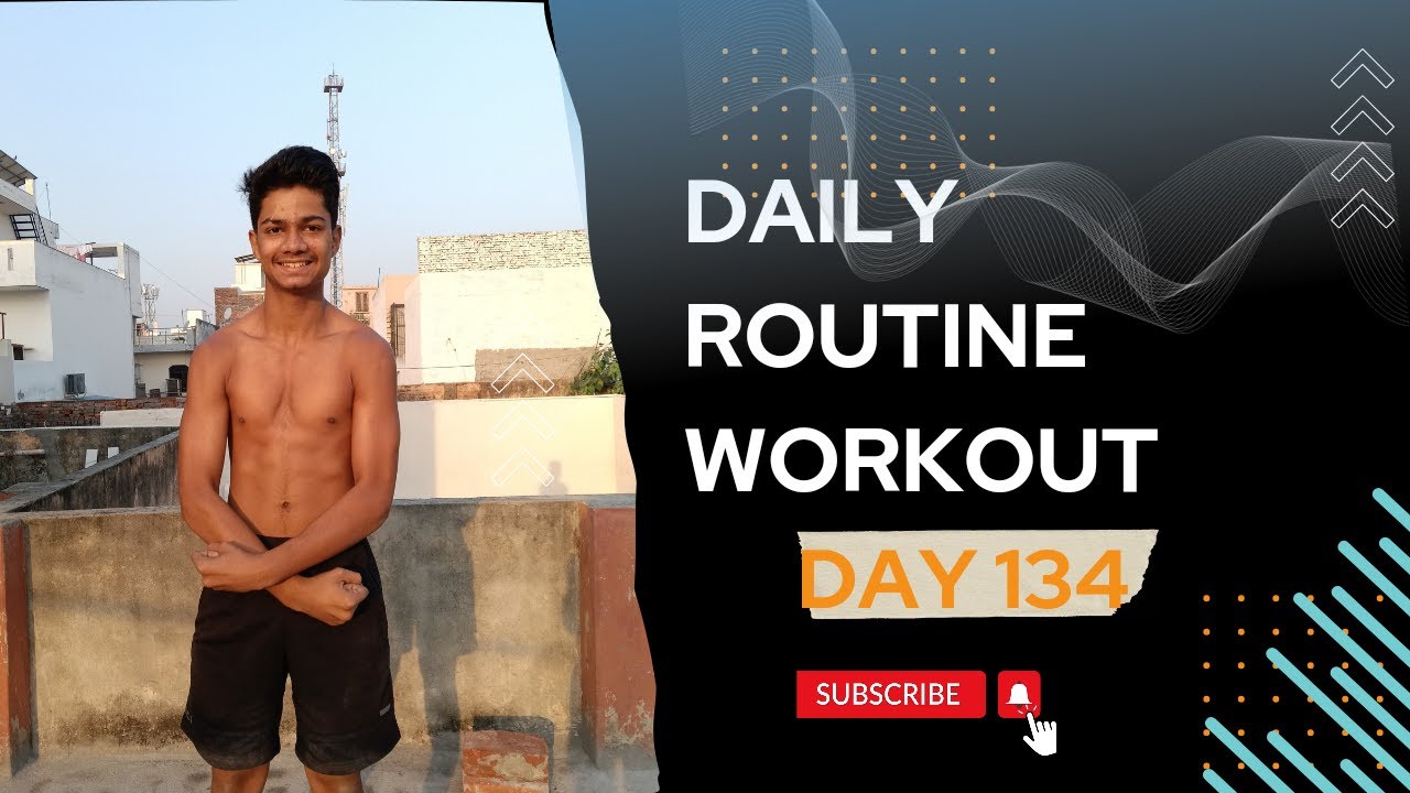 DAILY ROUTINE WORKOUT DAY 134 #exercise #youtube #fitness # ...