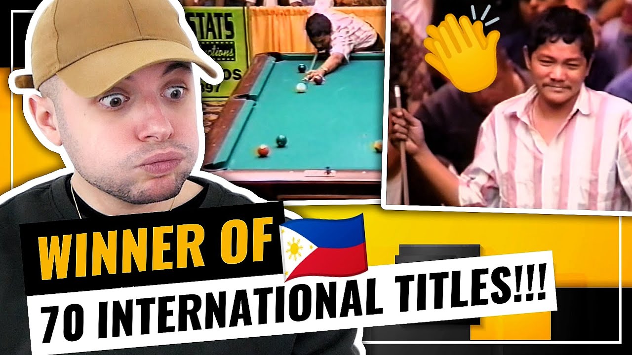 Efren Reyes FILIPINO Professional pool player makes a historical Z-shot ...