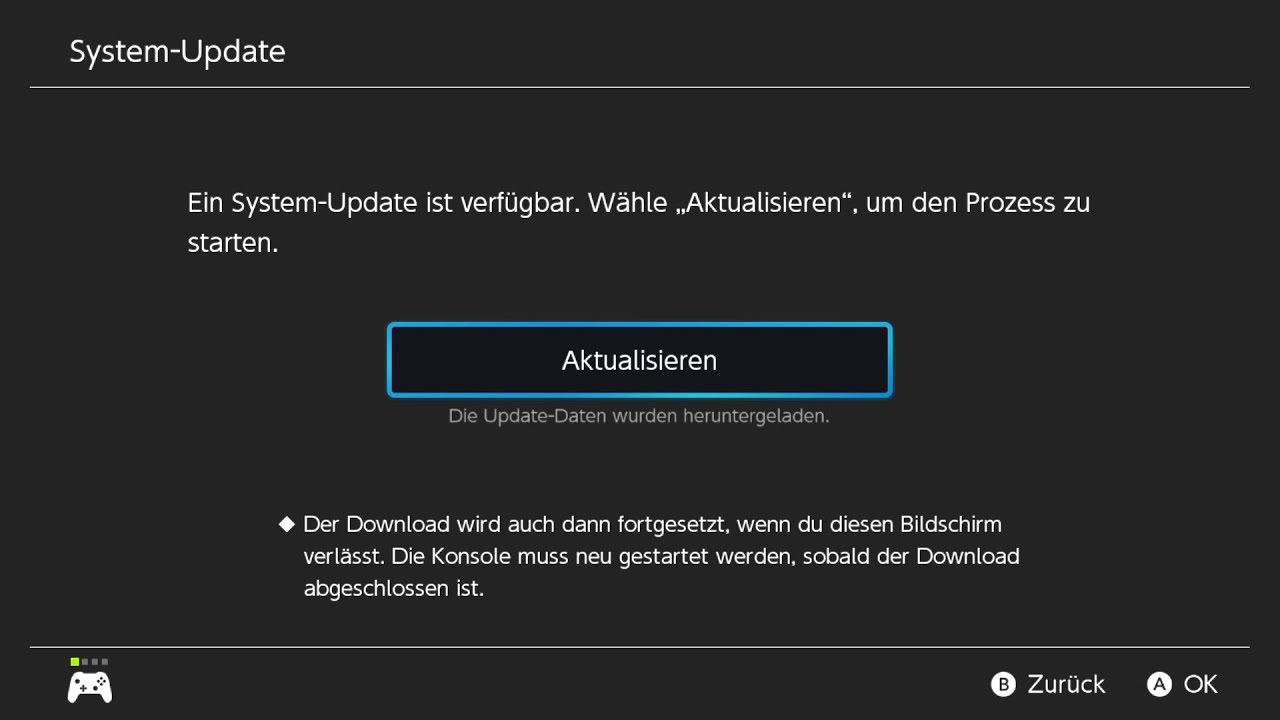 Nintendo Switch Firmware-Update (Version 13.1.0) - YouTube