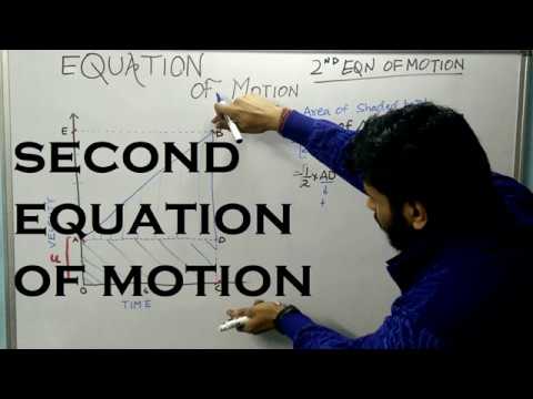 Second Equation of Motion - YouTube