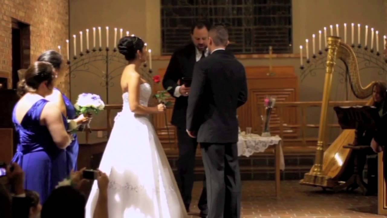 Rev. John Williamson Officiating, Margaret Atkinson, Harpist - YouTube