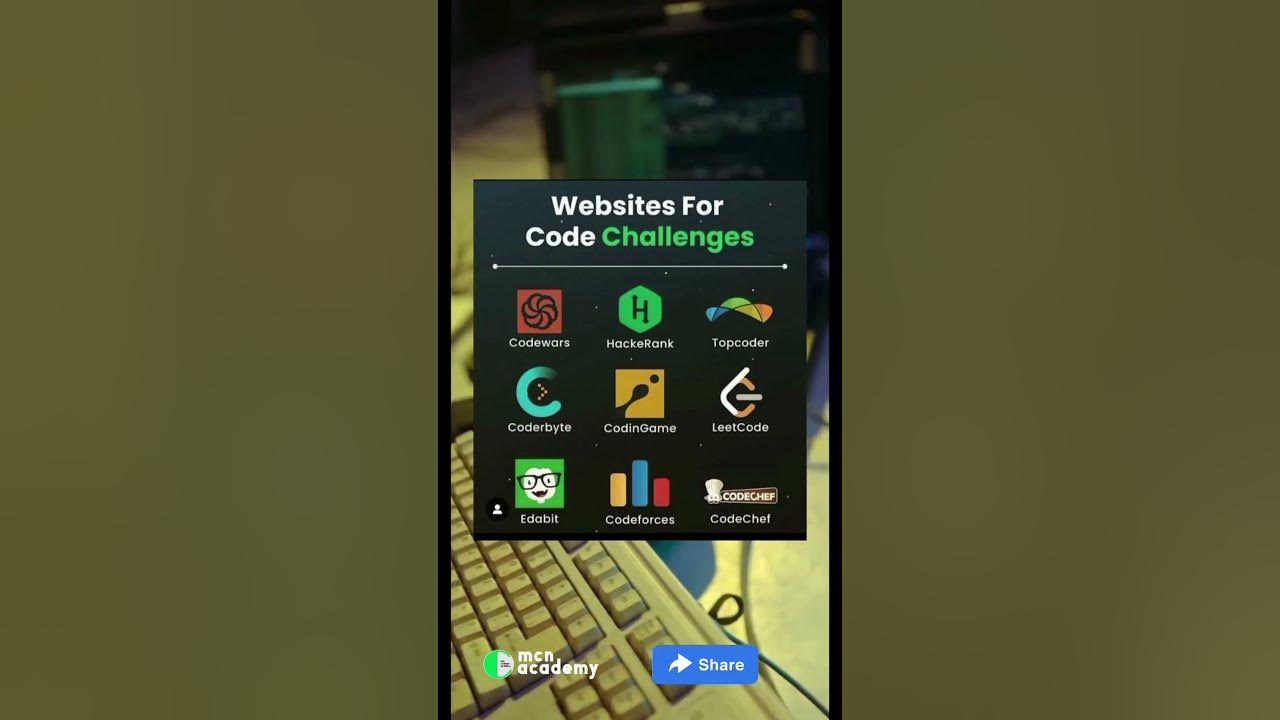 Websites for code challenges #mcn #codechallenges - YouTube